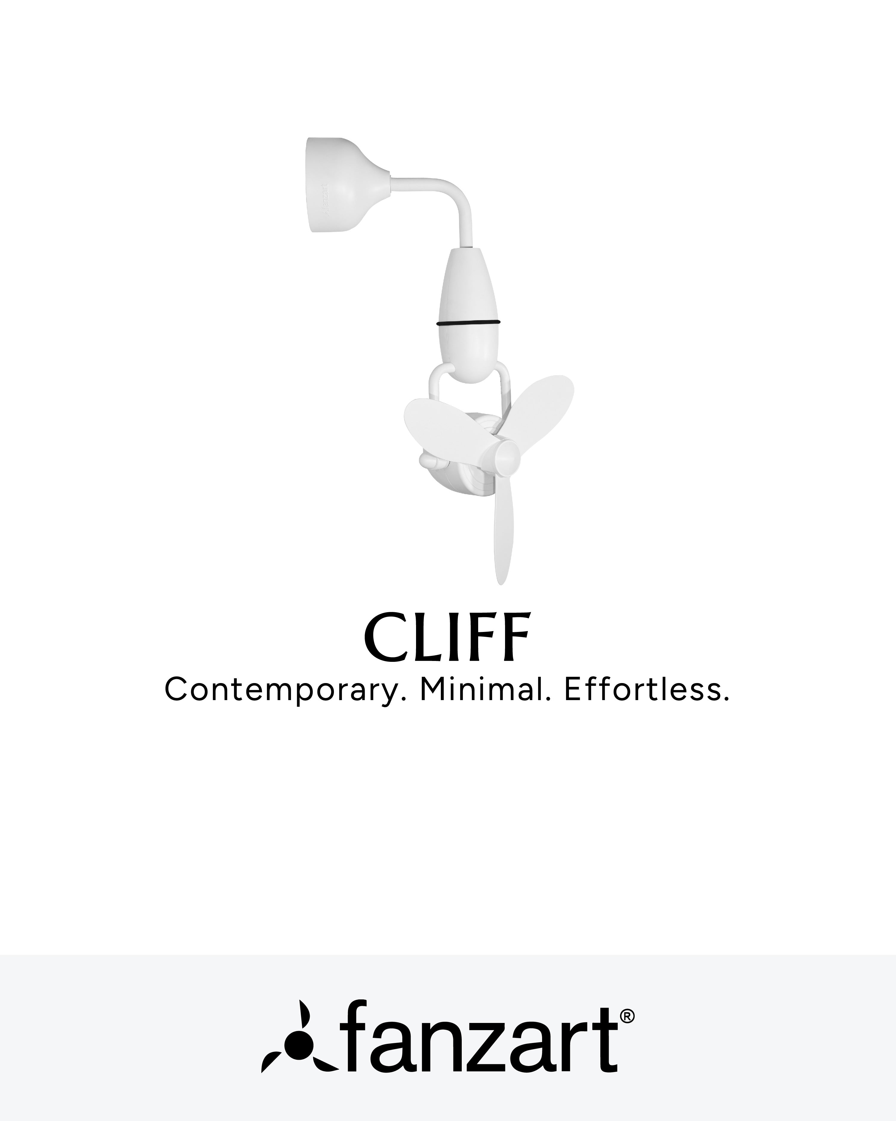 Cliff - Stylish Wall Mount - FANZART FANS