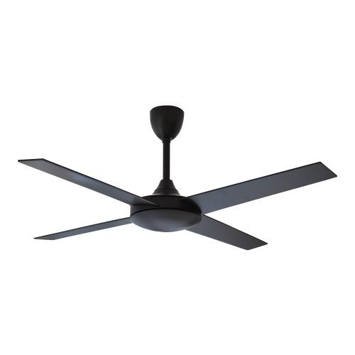 Vienna Black - 52" Modern fan with 4x Customisable Matte Black Special ...