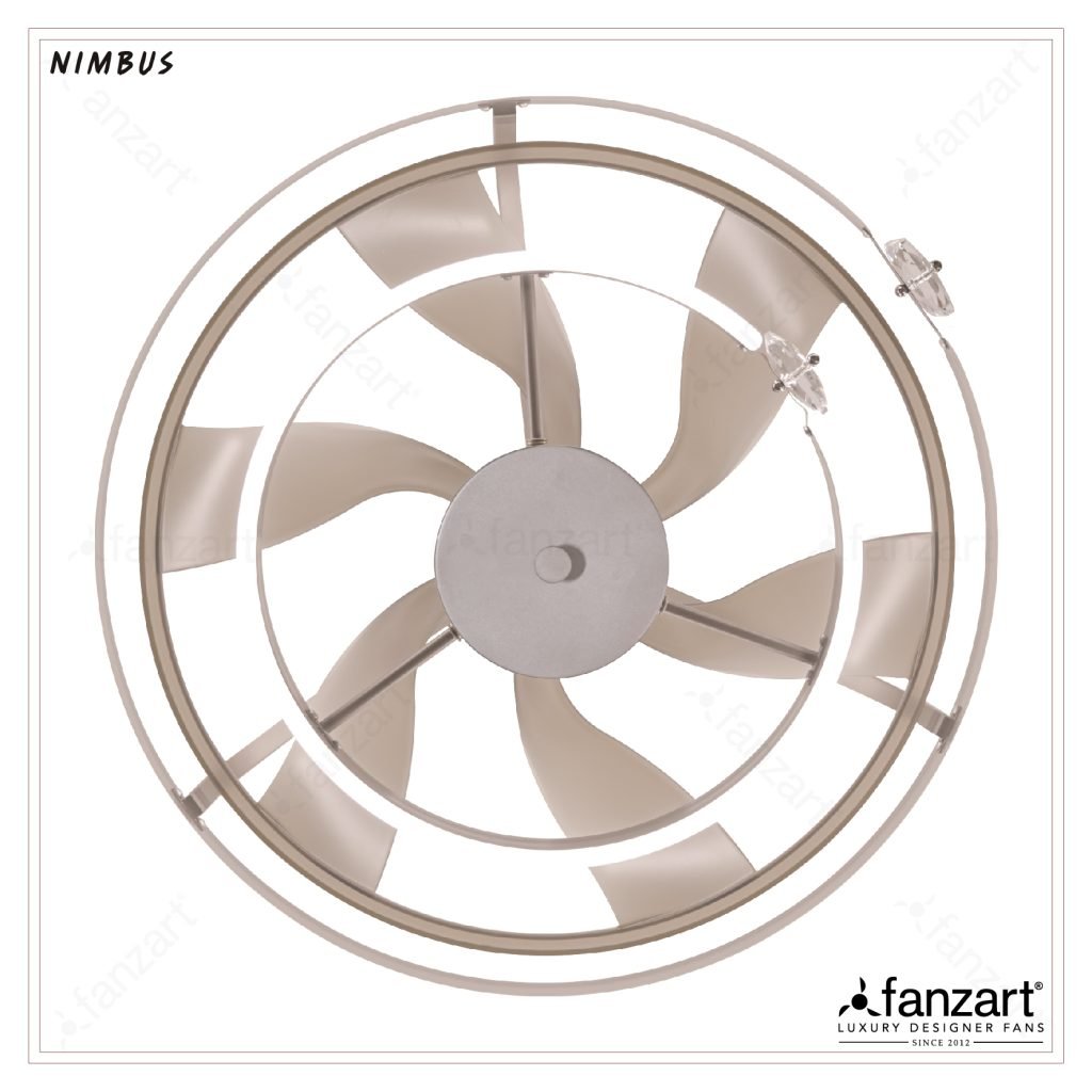 Nimbus Beach Brown- 22" Modern fan with High Quality ABS 6 Nos in Beach ...